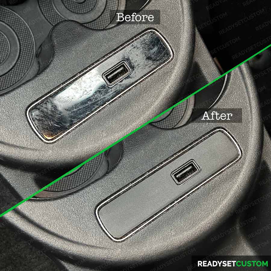 Interior Charging Port Skin for Fiat 500 & Abarth | Protective Vinyl D ...