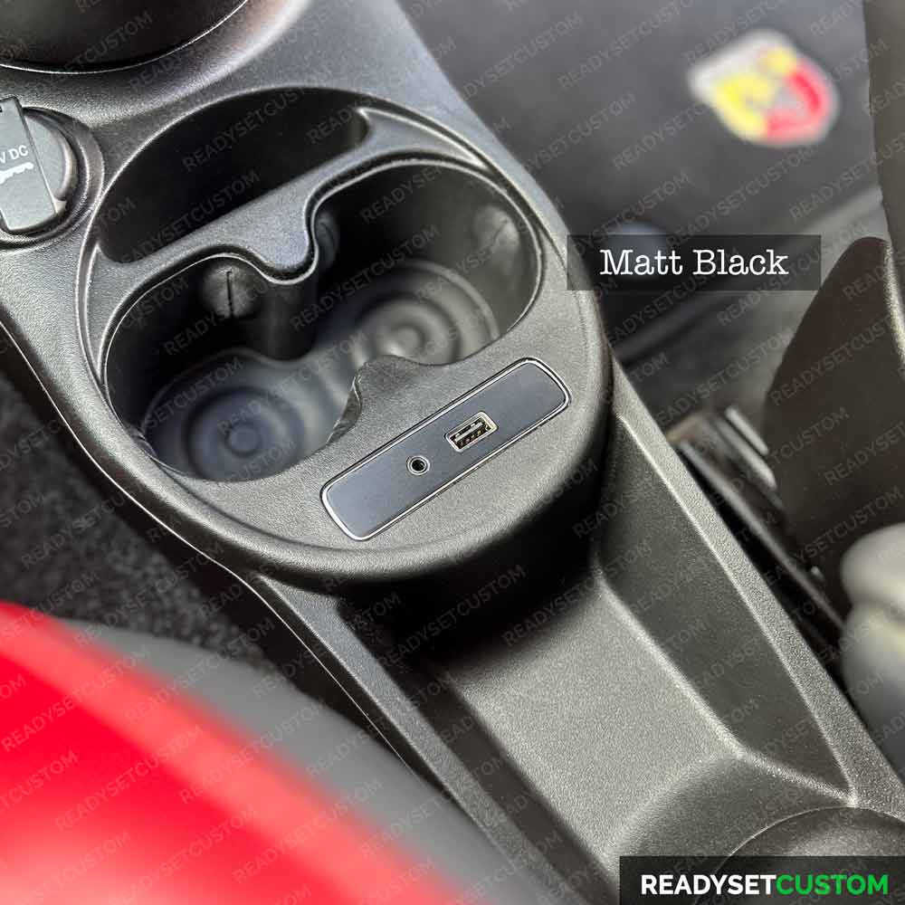 Interior Charging Port Skin for Fiat 500 & Abarth | Protective Vinyl D ...