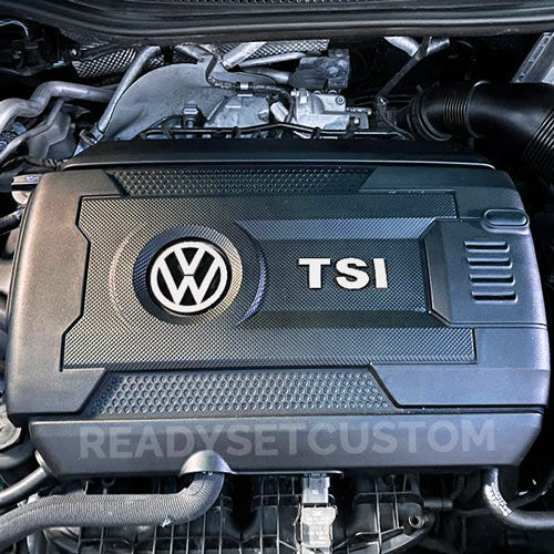 VW Polo MK5 6R /6C GTI | Engine Bay Badge Colour Change Overlay Sticke ...